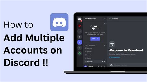 How To Add Multiple Accounts On Discord Youtube