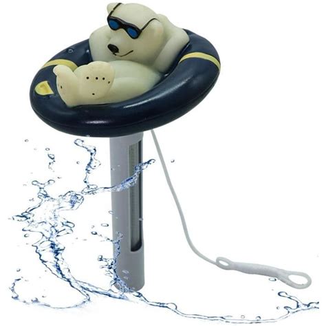 Thermomètre de piscine flottant facile à lire Thermomètre flottant