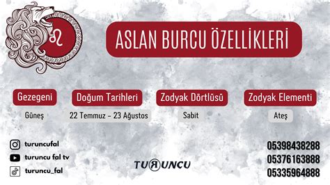 aslan burcu özellikleri nelerdir Gerçek Falcılara Fal Baktır