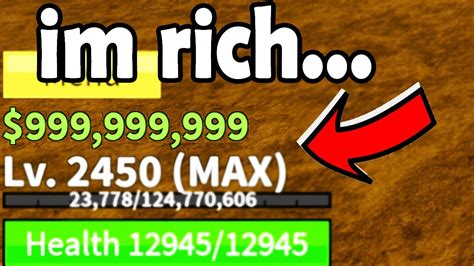 Blox Fruit Glitches Infinite Money YouTube