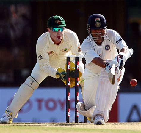 Sachin Tendulkar Looks To Play The Sweep Shot ESPNcricinfo