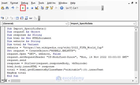How To Import Data From Website To Excel With VBA Code 2 Ideal Methods