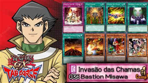 Yu Gi Oh GX Tag Force Bastion Misawa Invasão das Chamas Deck