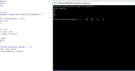 Membuat Selection Sorting Dengan C Purnomo Developer