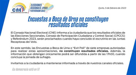Cómo van las Elecciones 2023 en Ecuador sigue EN VIVO las incidencias