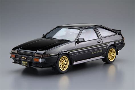 Toyota Ae Sprinter Trueno Gt Apex Black Limited Aoshima