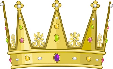 Golden Prince Crown PNG Transparent Image