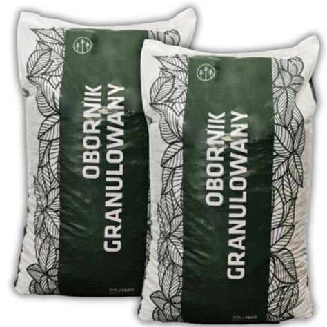 OBORNIK GRANULOWANY BYDLĘCY nawóz naturalny 2x 40L 50kg EKO OBORNIK