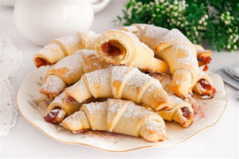 Kruche rogaliki z marmoladą ILoveBake pl