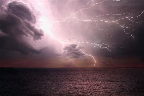Sea Sky Clouds Storm Ray Barca Sand Hd Wallpaper Pikist