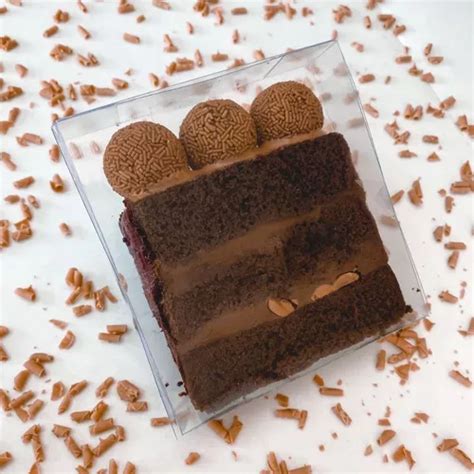 Embalagem Acetato Para Fatia De Bolo Slice Cake 50 Unidades