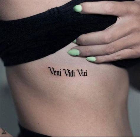 Veni Vidi Vici Tattoo MELTBLOGS