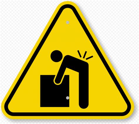 Hazard Triangle Caution Warning Yellow Sign Citypng