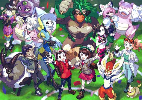 Marnie Gloria Sonia Morpeko Morpeko And 13 More Pokemon And 2