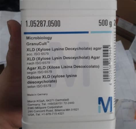 H A Ch T Xld Xylose Lysine Deoxycholate Agar H Ng Merck Thi T B