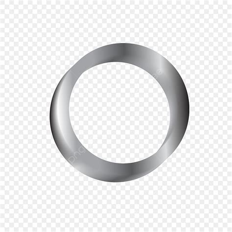 Forma De C Rculo Met Lico Prateado Png Metal Prata C Rculo Imagem