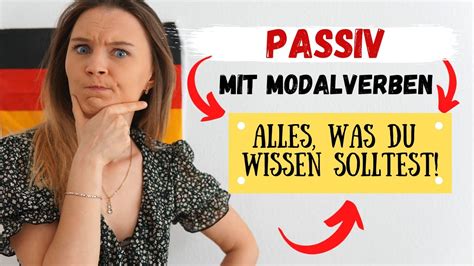 Passiv Mit Modalverben Deutsch Lernen B2 C1 YouTube
