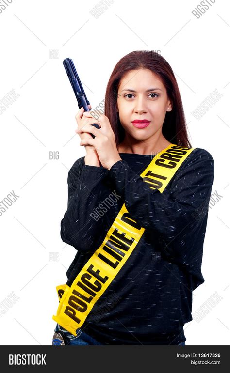 Woman Gun Image Photo Free Trial Bigstock