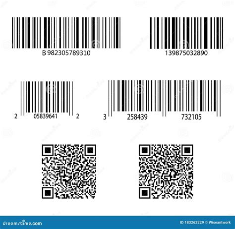 Code Bar Barcode For Scan Qr Sticker Scanner Label Of Product