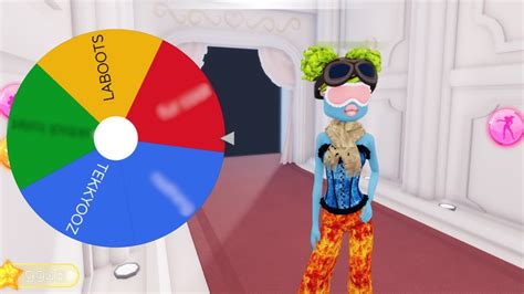 A Spinner Wheel Chooses My Outfit In Dress To Impress Youtube