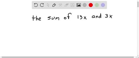 solved in the following exercises translate the phrases into algebraic expressions the sum of