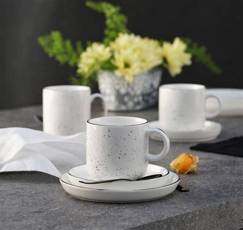 Porcelana Villa Italia POLVERE Serwis kawowy na 6 osób IdealGift