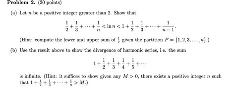 solved problem 2 20 points a let n be a positive
