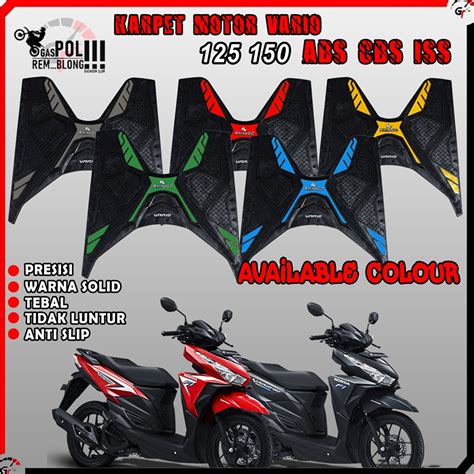 Jual Karpet Motor Vario Abs Cbs Iss Old New Bordes Alas Pijakan