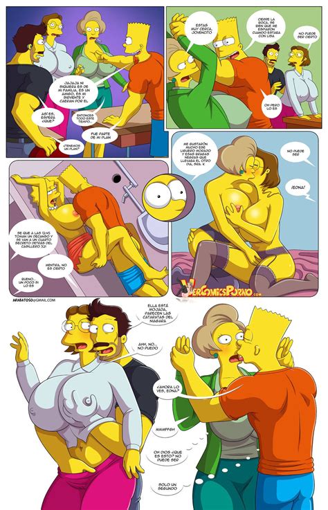 Simpsons Xxx Edna Y Bart Follando Aventura De Darren
