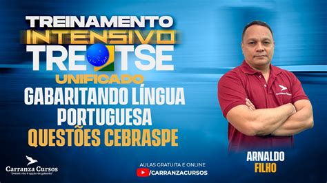 TSE TRE Unificado Gabaritando Língua Portuguesa Questões CEBRASPE