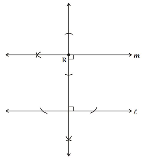 omtex classes to draw a line parallel to a given line through a point outside it