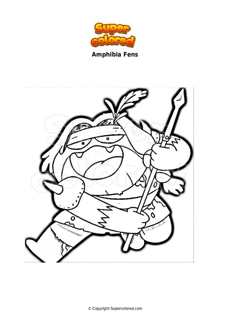 Dibujo Para Colorear Amphibia Marcy Calamity Power Supercolored