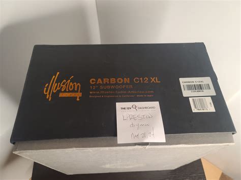 Illusion Audio Carbon C Xl Subwoofer Nib Diymobileaudio Car