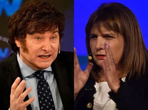 Javier Milei criticó a Patricia Bullrich por su plan blindaje