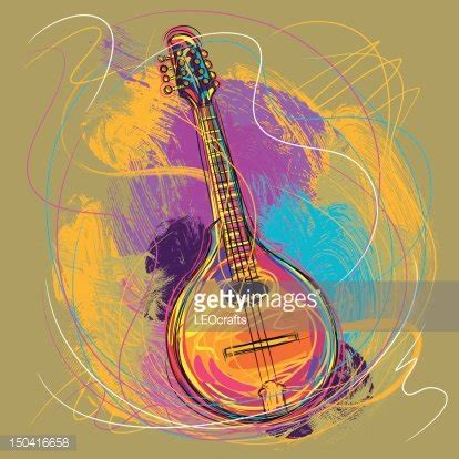 Colorful Mandolin Stock Clipart Royalty Free FreeImages