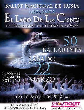 Boletos BALLET NACIONAL DE RUSIA PRESENTA EL LAGO DE LOS CISNES