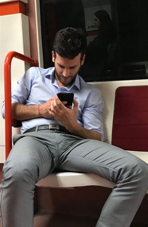 Pin On Men In The Subway