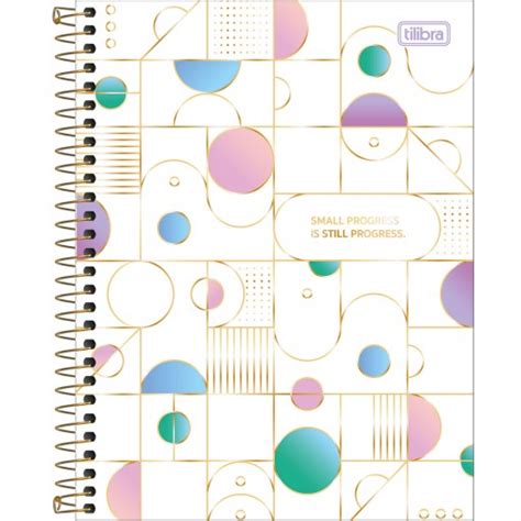 Caderno Espiral Capa Dura Colegial Mat Rias Midtown Folhas Sortido
