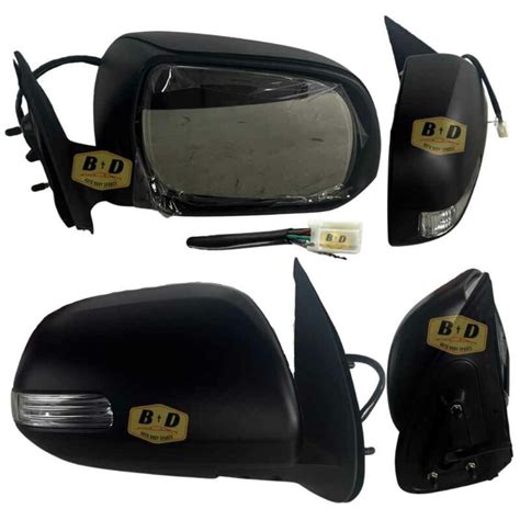 Toyota Hilux Fortuner D D Rhs Side Mirror Elec W Indic A F Blk