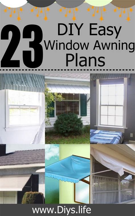 23 DIY Window Awning Plans For Any Home в 2024 г