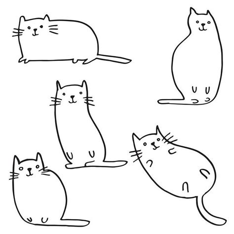 55 Cute And Easy Cat Doodles Beautiful Dawn Designs In 2023 Cat