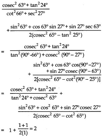Introduction To Trigonometry Class Extra Questions Maths Chapter