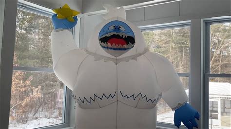 REVIEW Gemmy 2004 8ft Airblown Inflatable Bumble The Abominable
