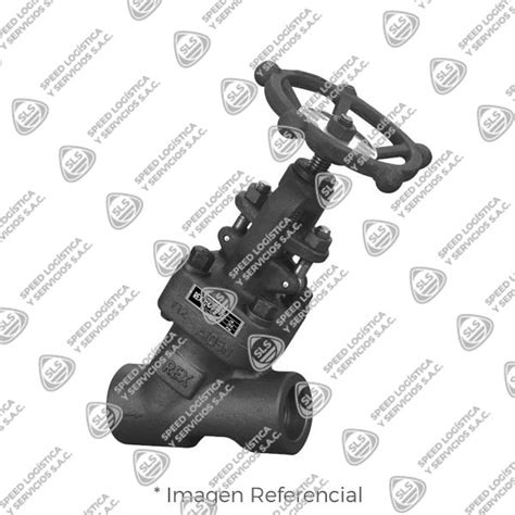 VÁLVULA GLOBO TIPO Y ACERO FORJADO ASTM A105 ASIENTO 13 CR CLASE