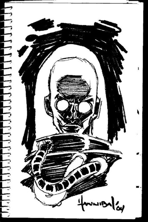 Hannibal Mr Freeze Head Sketch In Patrick Brooks S Mr Freeze