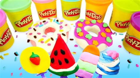Play doh oyun hamuru ile tatlılar Hamur oyunları çocukları için