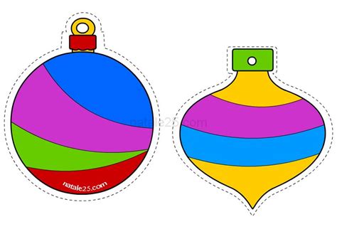 Palline A Colori Per Albero Di Natale Natale 25