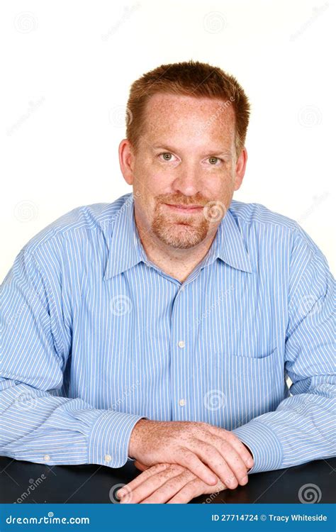 Hombre Con Las Pecas Foto De Archivo Imagen De Lifestyle