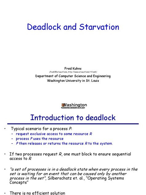 deadlock pdf concurrency computer science computer science
