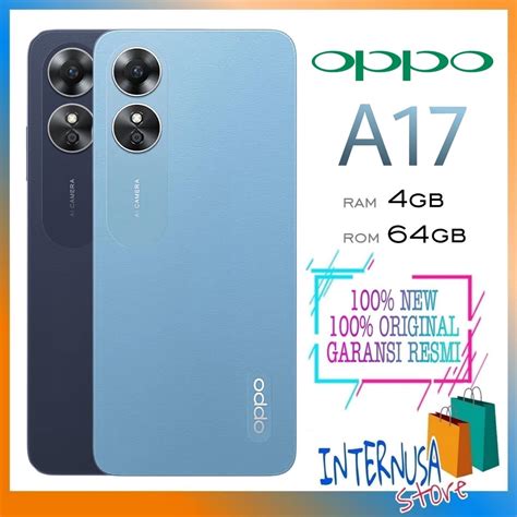 Jual OPPO A17 4 64 GARANSI RESMI HP OPPO A17 RAM 4GB HP ANDROID
